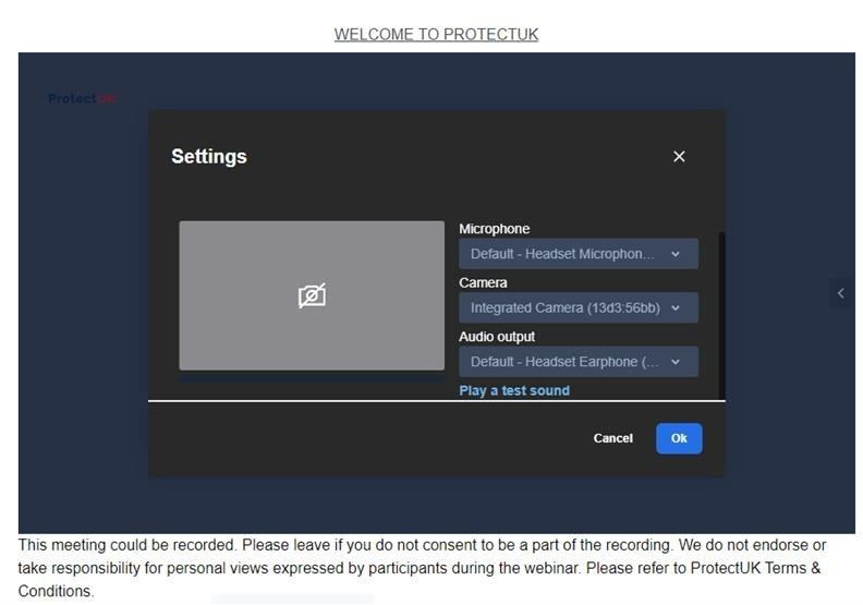 Join a webinar on ProtectUK | ProtectUK